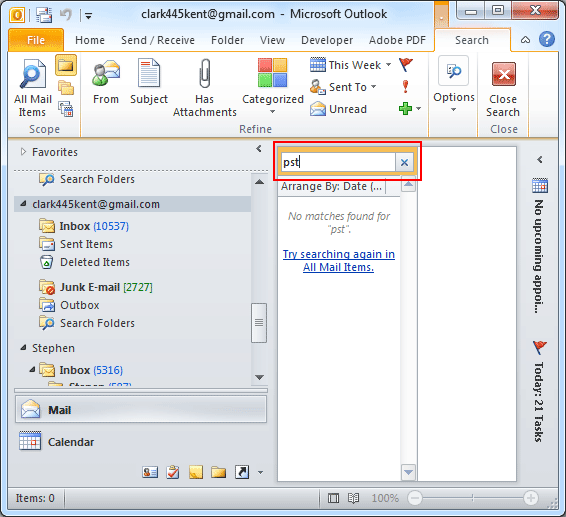 How Can I Find Lost Missing Move Folder In MS Outlook